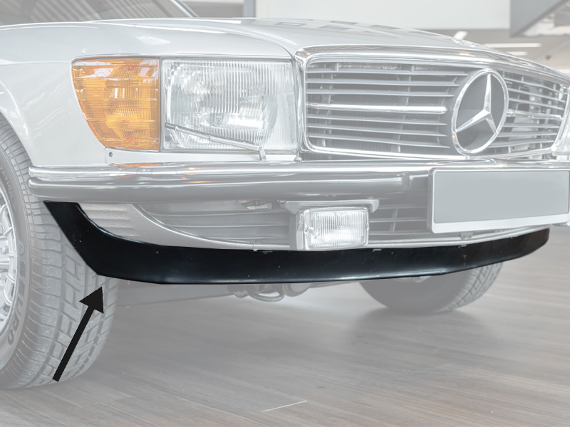 Front spoiler for Mercedes R107 until 9/1985 – TOP CLASSIC PARTS LLC