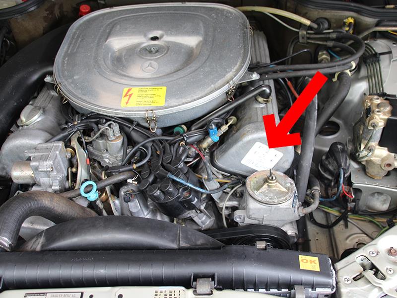 Sticker engine data for Mercedes M116 M117 engine – TOP CLASSIC PARTS LLC
